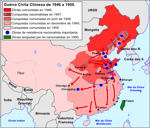 Chinese Civil War Facts for Kids