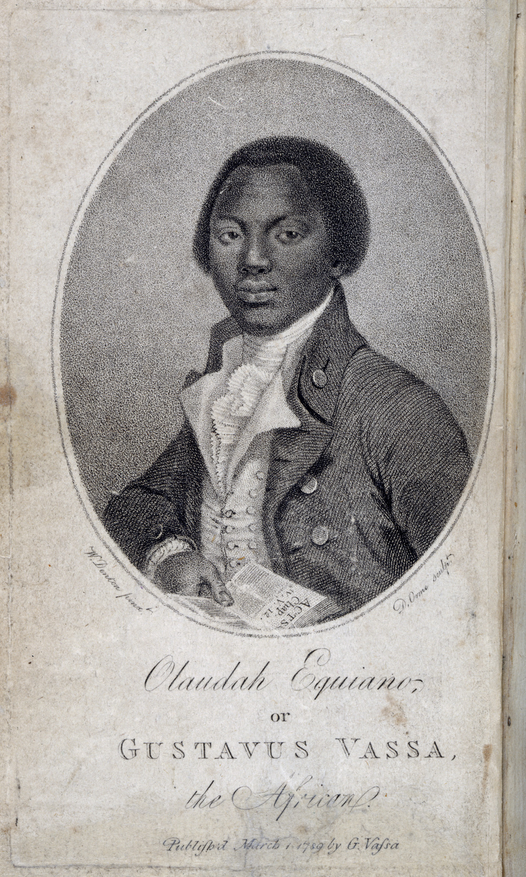 Image: Olaudah Equiano - The interesting Narrative of the Life of ...