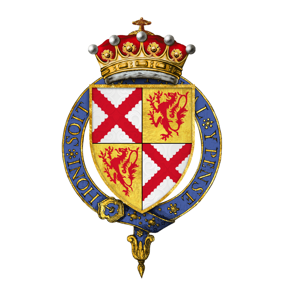 Image: Coat of Arms of Sir John Tiptoft, 1st Earl of Worcester, KG