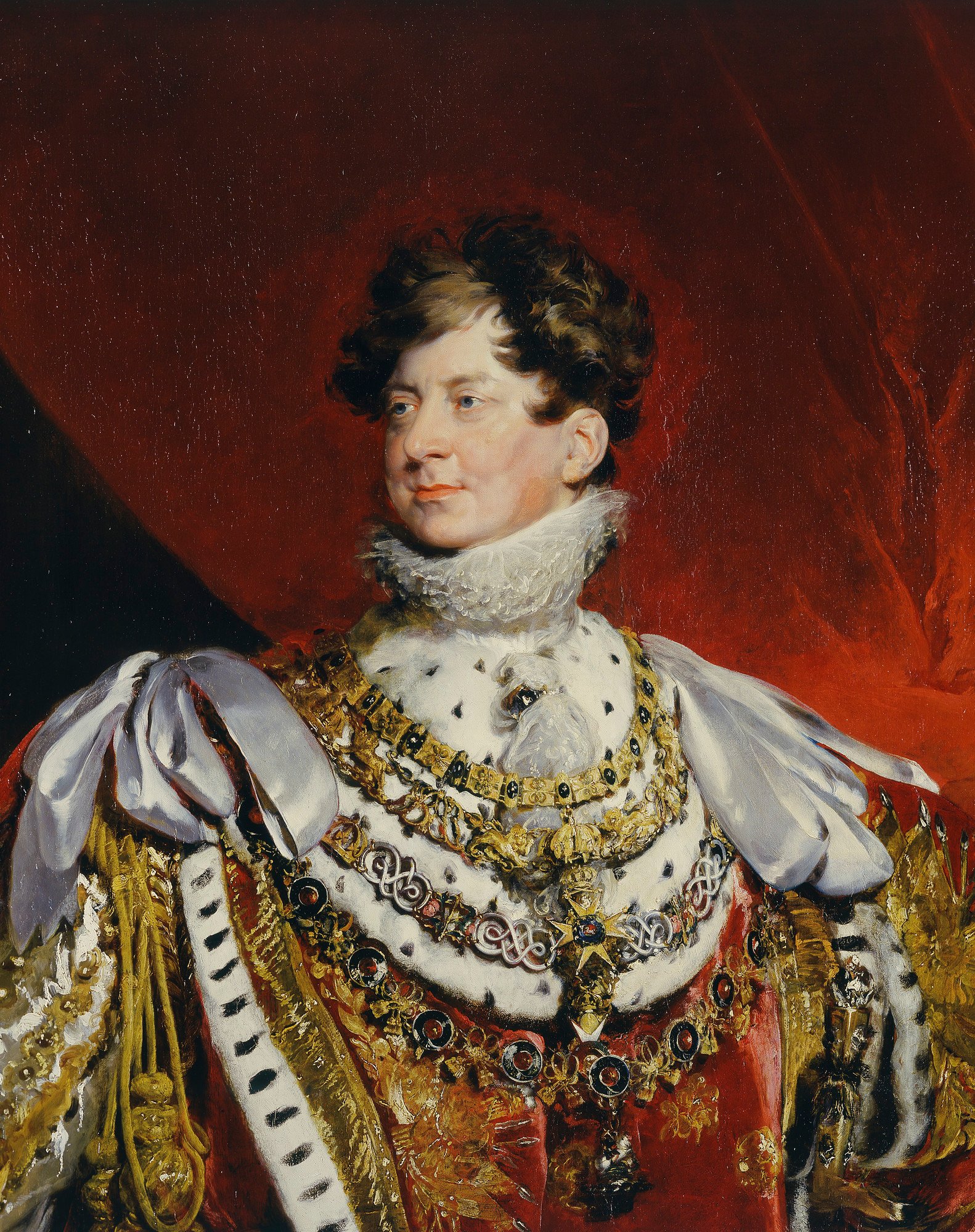 Image: Portrait of King George IV of the United Kingdom in Coronation ...