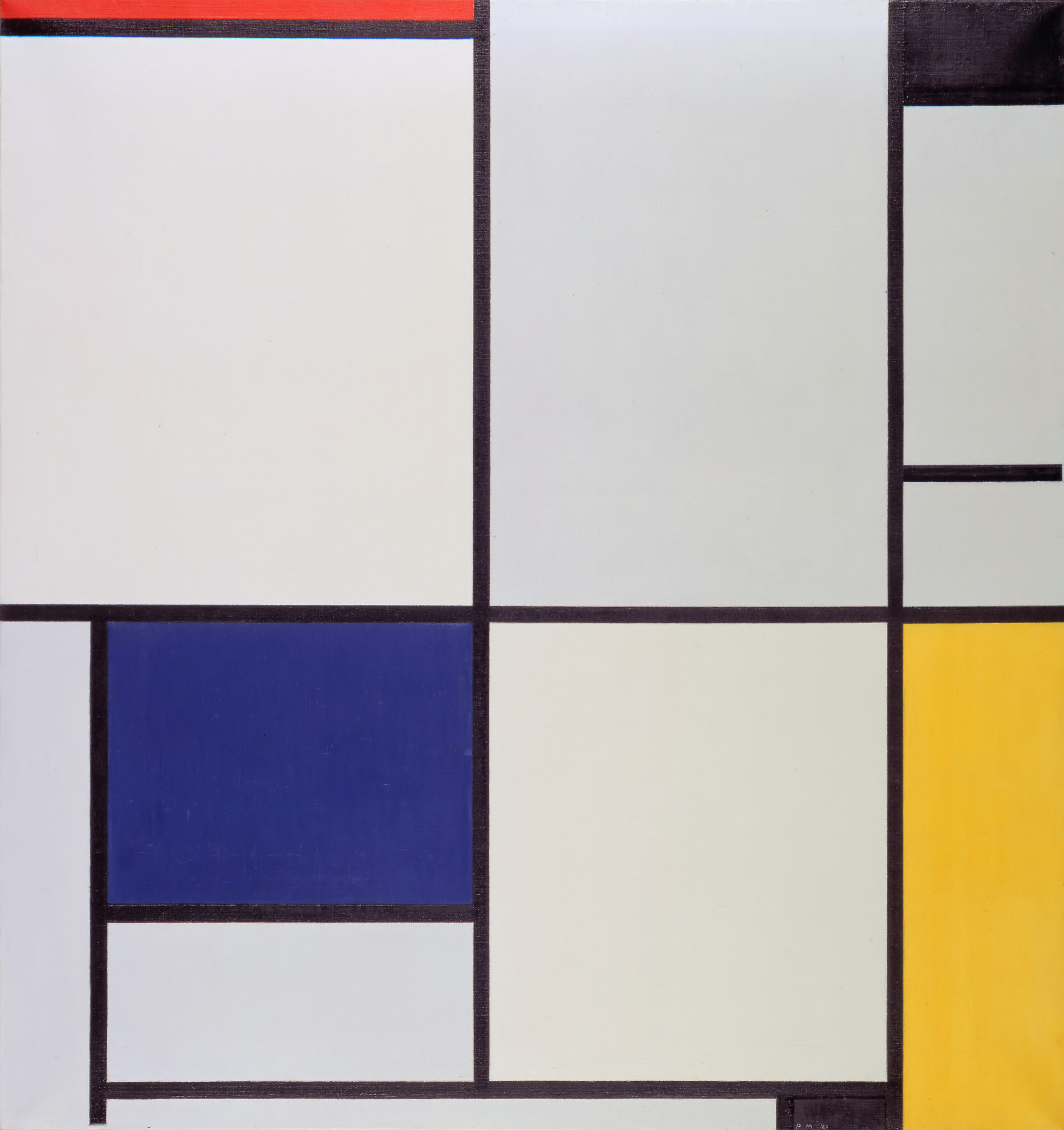 Image: Tableau I, by Piet Mondriaan