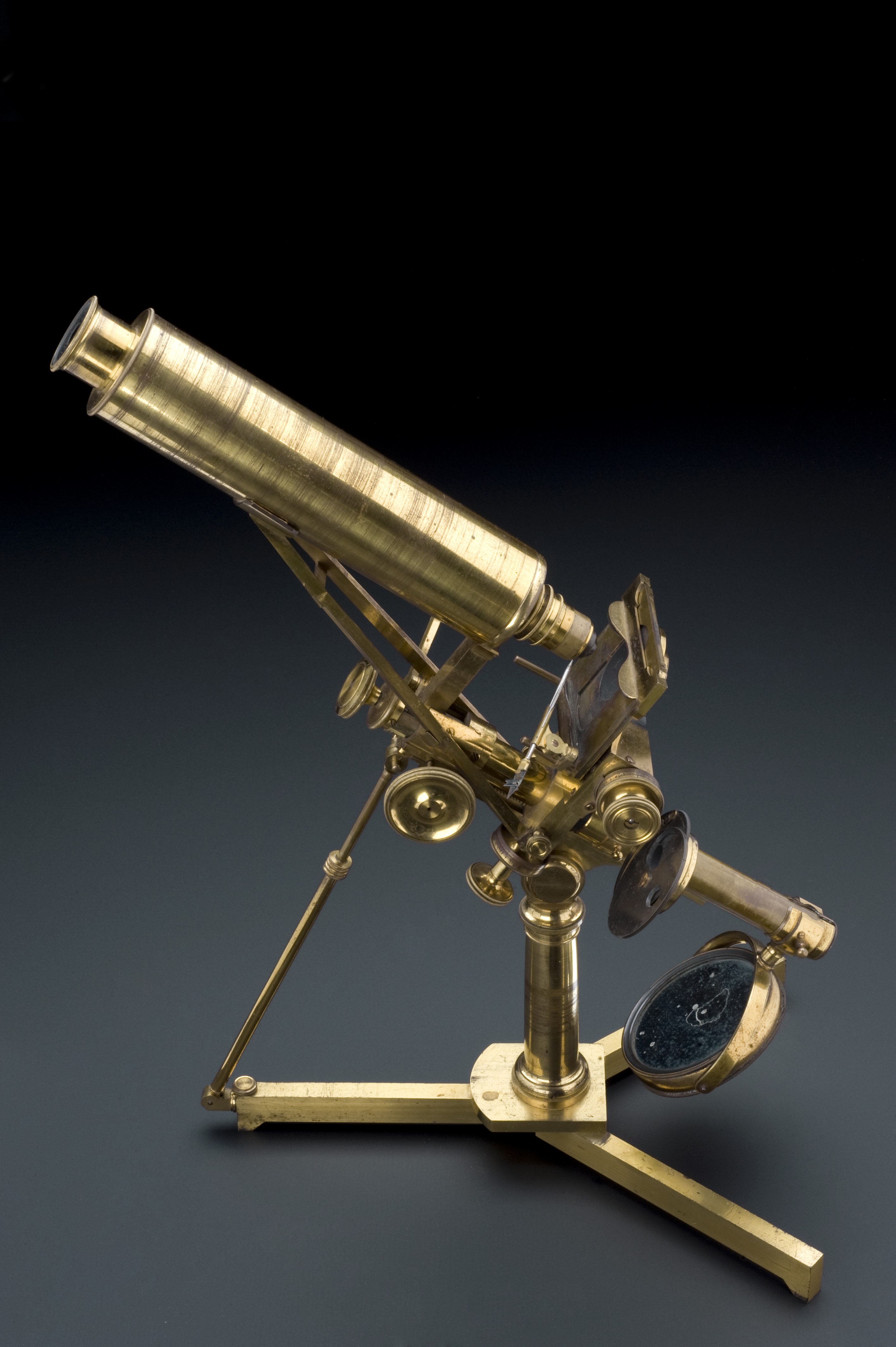 Image: Microscope, English, 1830-1850, given to Lord Lister by his ...