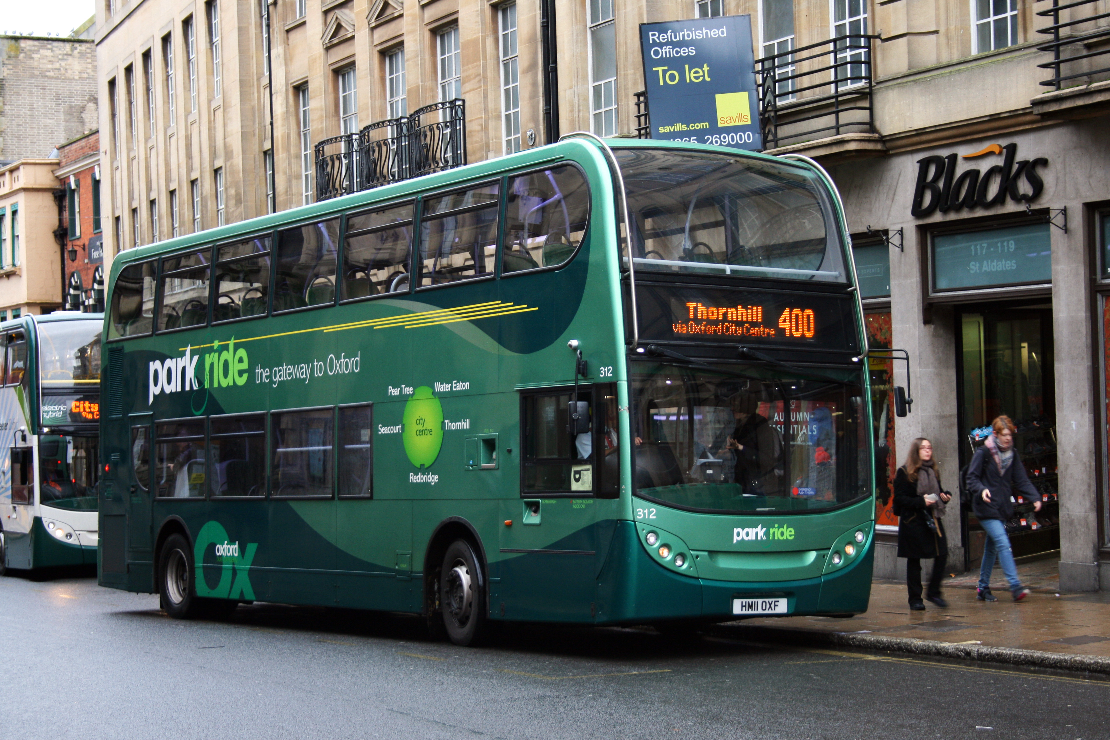 Image Oxford Bus Company 312 On Route 400 Oxford City Centre