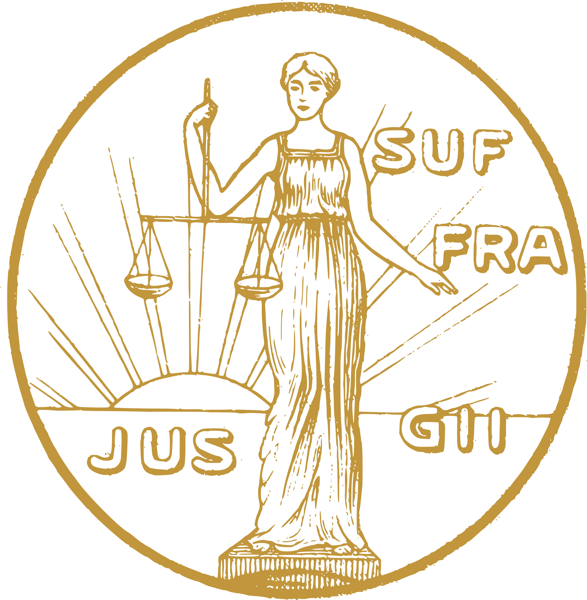 Image: Logo of the International Woman Suffrage Alliance (IWSA), now ...