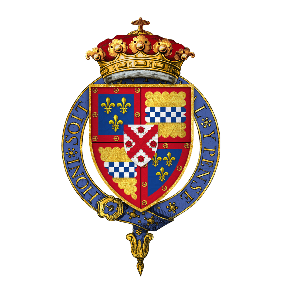 Image: Coat of arms of Sir James Stewart, 4th Duke of Lennox, 1st Duke ...
