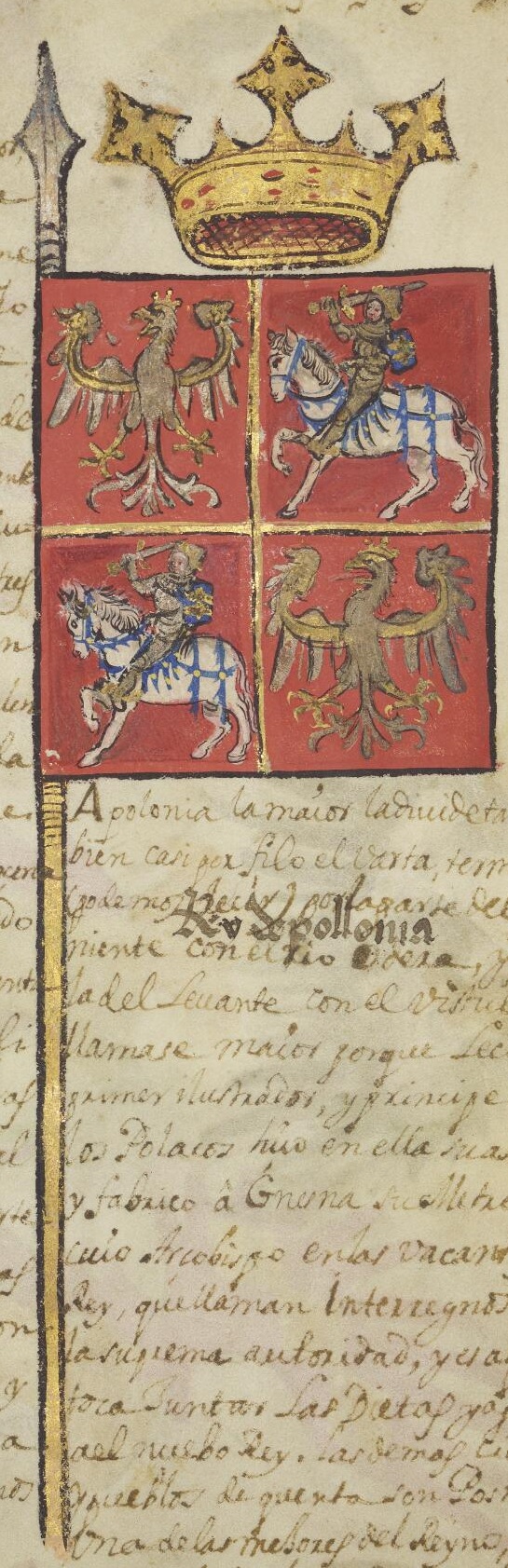 Image: Flag of Jogaila with the Polish Eagle and Lithuanian Vytis ...