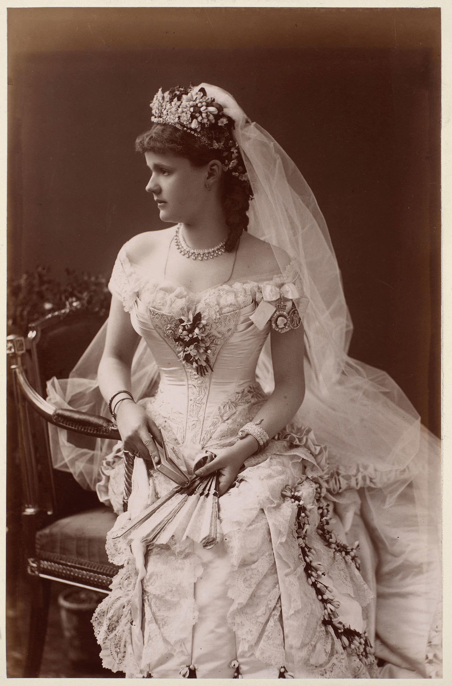 Image: Princess Helena, later Duchess of Albany (1861-1922), in her ...