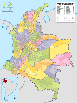 Municipalities of Colombia Facts for Kids