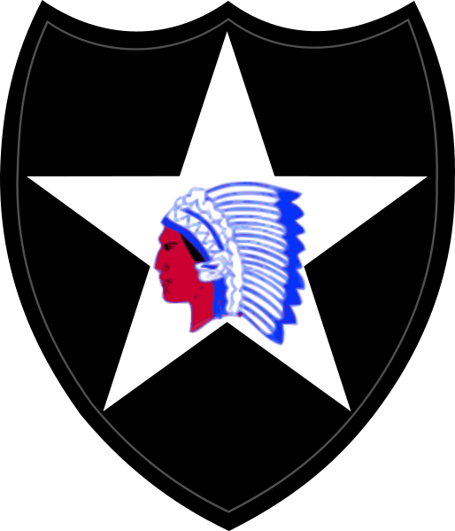 Image: 2nd Infantry Division SSI (full color)