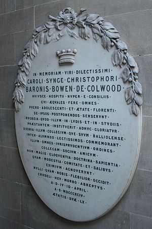 Charles Bowen, Baron Bowen Facts for Kids