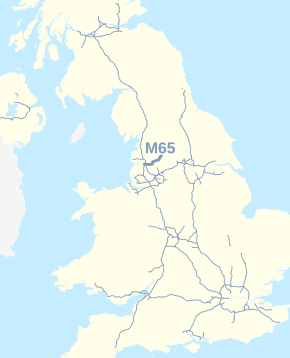 M65 motorway Facts for Kids