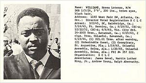 Hosea Williams Facts for Kids