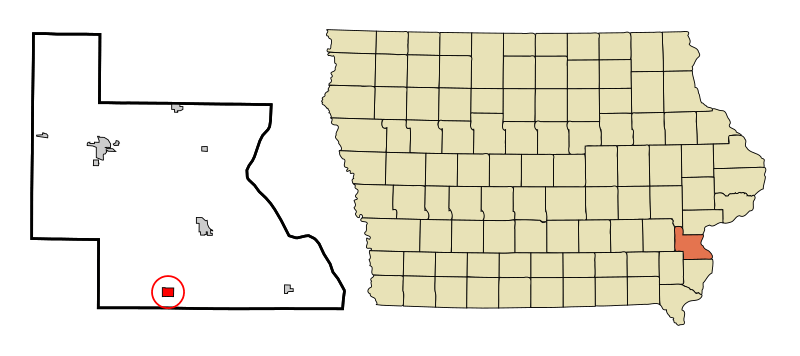 Image: Louisa County Iowa Incorporated and Unincorporated areas Morning ...