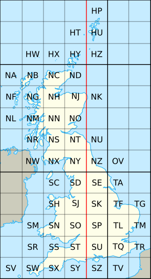 Ordnance Survey National Grid Facts For Kids