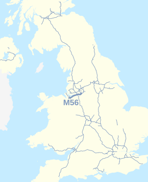 M56 motorway Facts for Kids