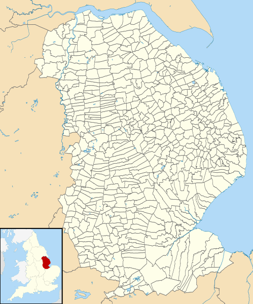 Image: Lincolnshire UK parish map (blank)