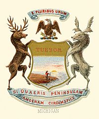 Seal of Michigan Facts for Kids