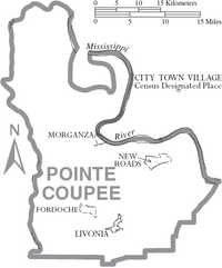 Pointe Coupee Parish, Louisiana Facts for Kids