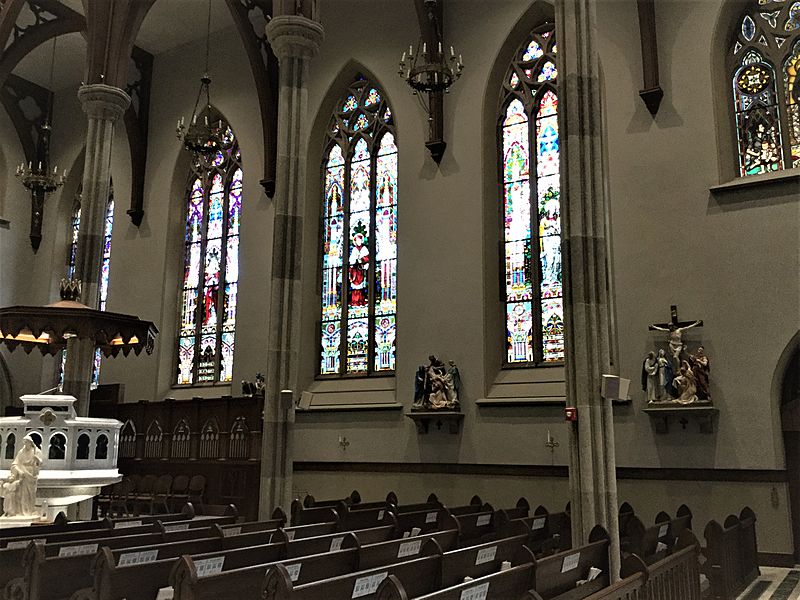 Image: Stained Glass right, Cathedral of St. John the Baptist (Paterson ...