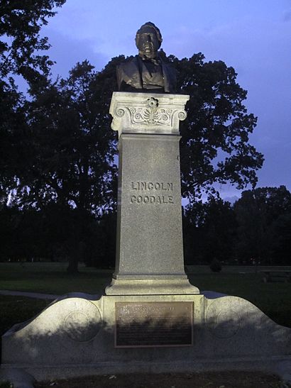 Lincoln Goodale Monument Facts for Kids
