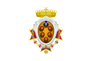 Image: Flag of the Grand Duchy of Tuscany (1562-1737)