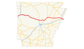 U.S. Route 64 in Arkansas Facts for Kids