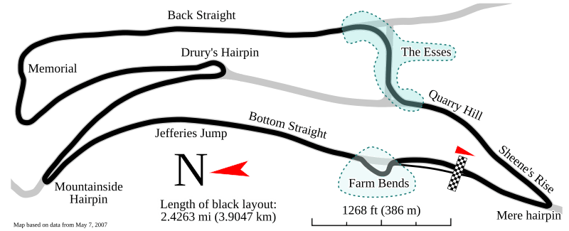 Image: Oliver's Mount track map for Kids