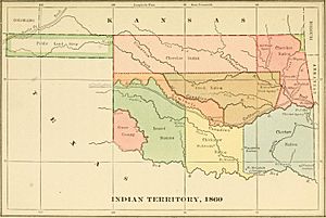 Indian Territory in the American Civil War Facts for Kids