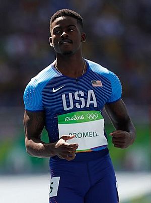 Trayvon Bromell Facts for Kids
