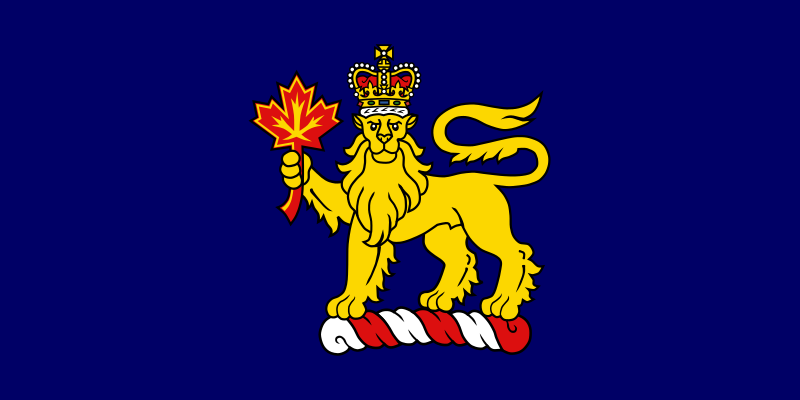 Image: Flag of Canadian Governor General LeBlanc