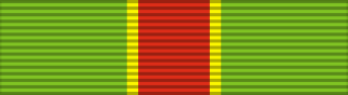 Image: Ribbon bar of the National Order of the Leopard (Zaire)