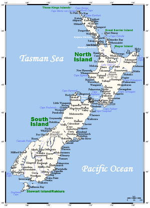 Geography of New Zealand Facts for Kids