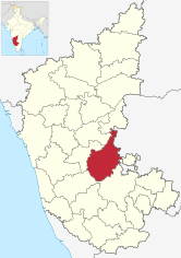 Image: Karnataka Chitradurga locator map