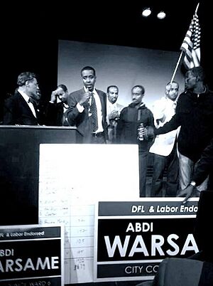 Abdi Warsame Facts for Kids