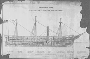 USS Merrimack (1855) Facts for Kids
