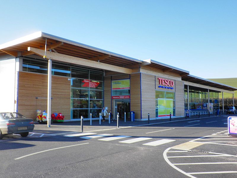Image: New Tesco store, Crediton - geograph.org.uk - 1747880