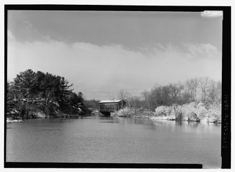 East Shoreham Covered Railroad Bridge Facts for Kids