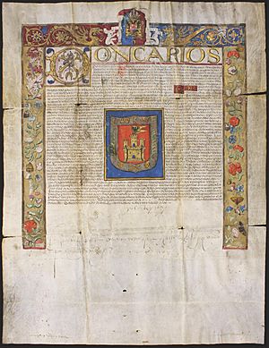 Royal Writ of the Foundation of the City of Tlaxcala, Mexico Facts for Kids