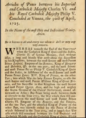 Peace of Vienna (1725) Facts for Kids