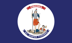 Flag and seal of Virginia Facts for Kids