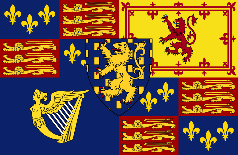 Image: Royal Standard of Great Britain (1689-1702)