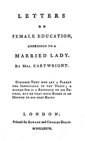 Mrs H. Cartwright Facts for Kids