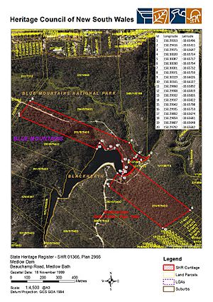 Medlow Dam Facts for Kids