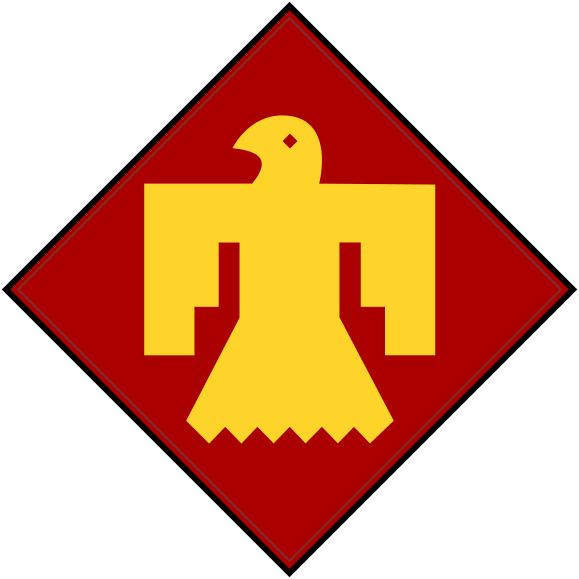 Image: 45th Infantry insignia (thunderbird)