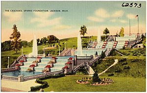 Cascade Falls (Jackson, Michigan) Facts for Kids