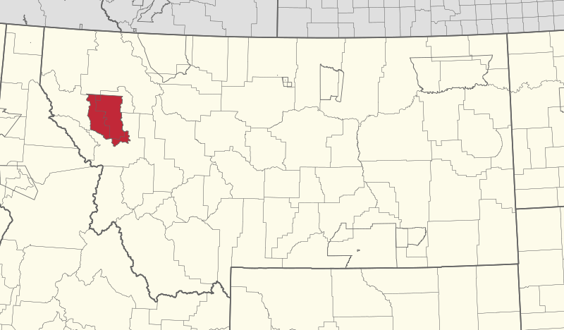 Image: 1110R Flathead Reservation Locator Map