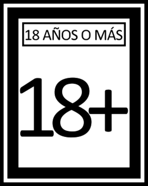 Image: 18 años o más (content rating system)