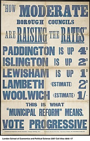 Progressive Party (London) Facts for Kids