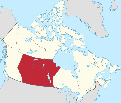 Image: Prairie provinces in Canada