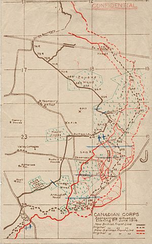 Battle of Mont Sorrel Facts for Kids